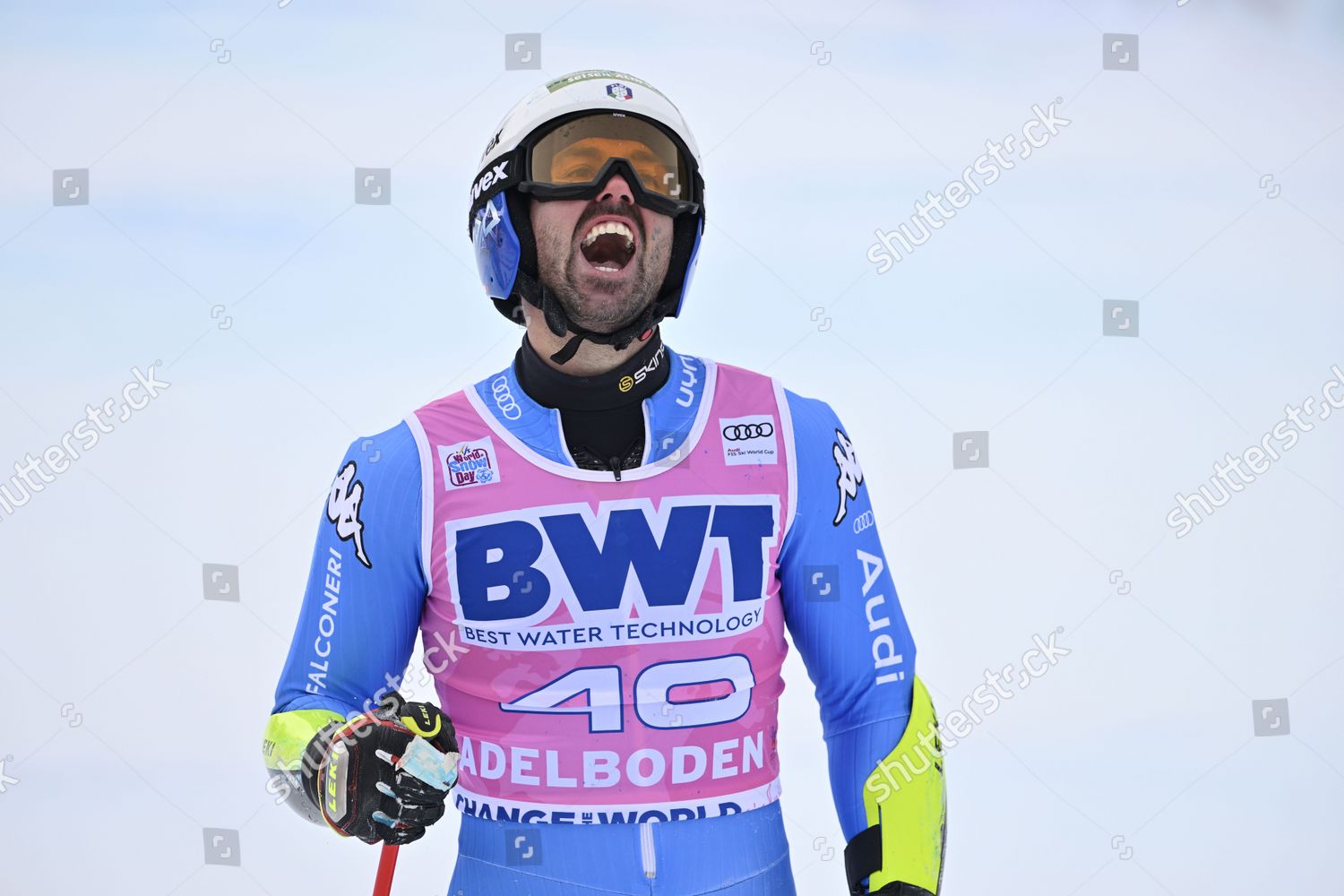 Alex Hofer Italy Reacts Finish Area Editorial Stock Photo - Stock Image ...