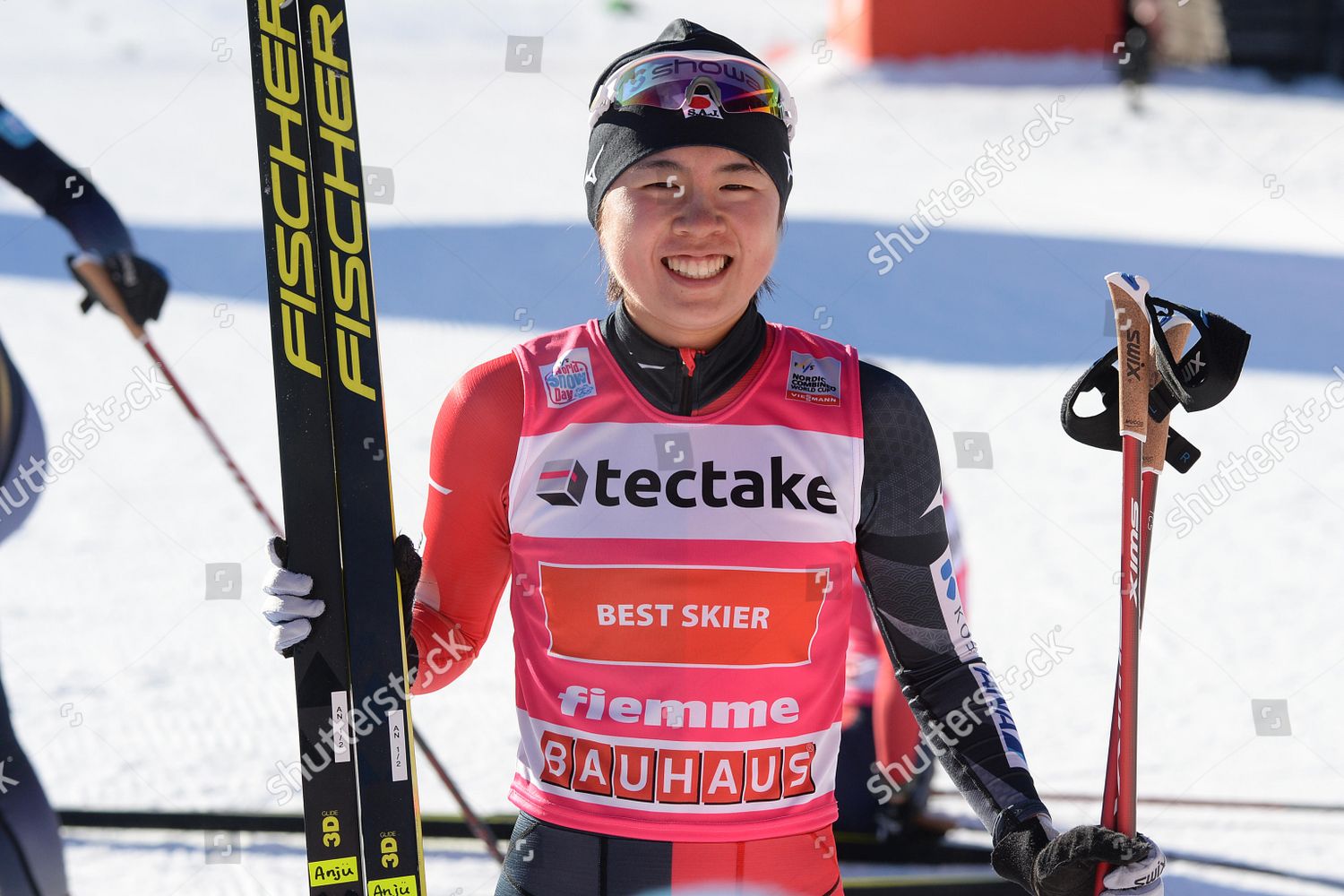 Winner Anju Nakamura Japan Celebrates Finish Editorial Stock Photo ...