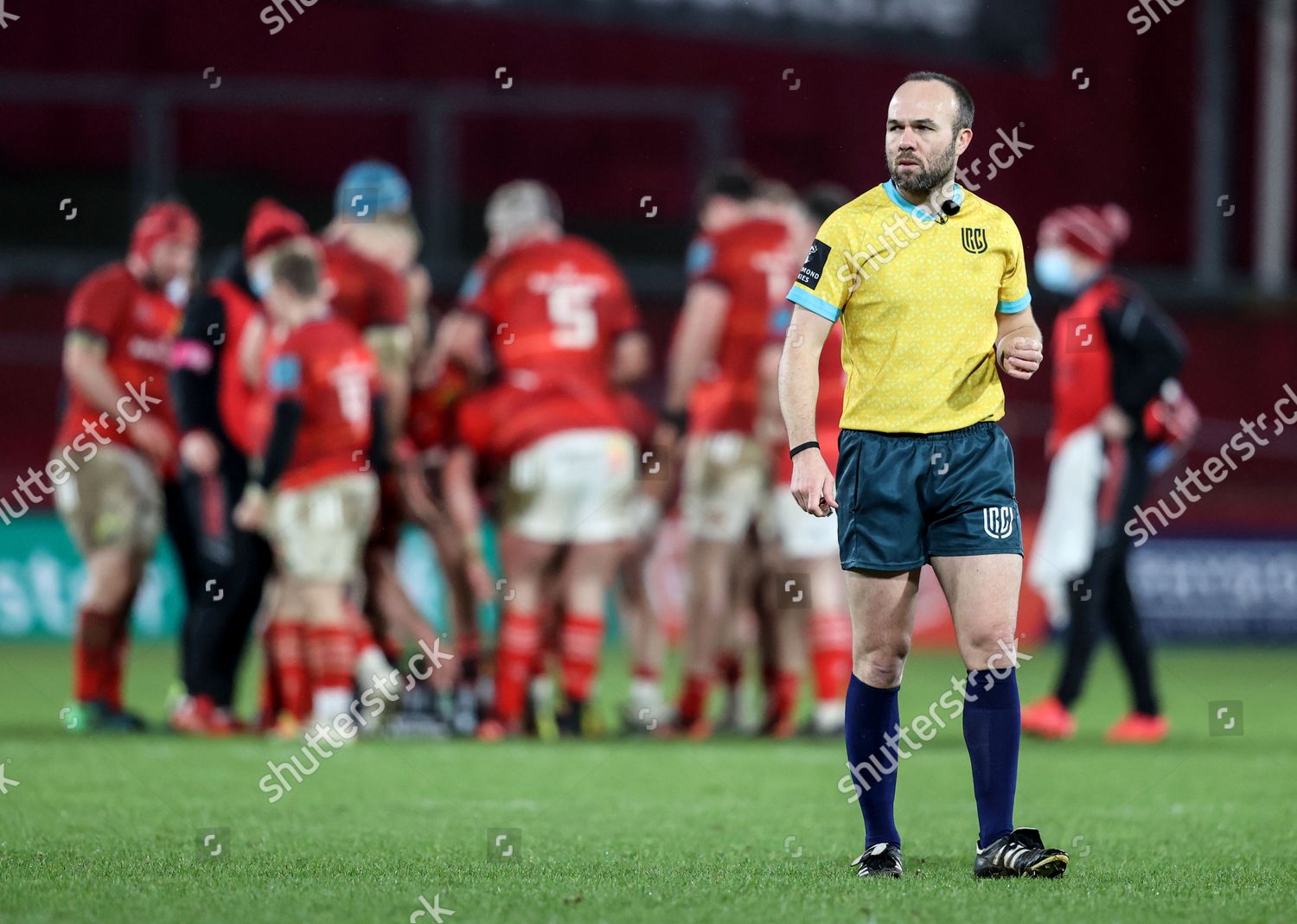 Munster Vs Ulster Referee Mike Adamson Editorial Stock Photo - Stock ...
