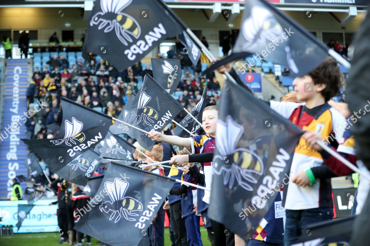 Mascots Seen Waving Their Flags On Editorial Stock Photo - Stock Image ...
