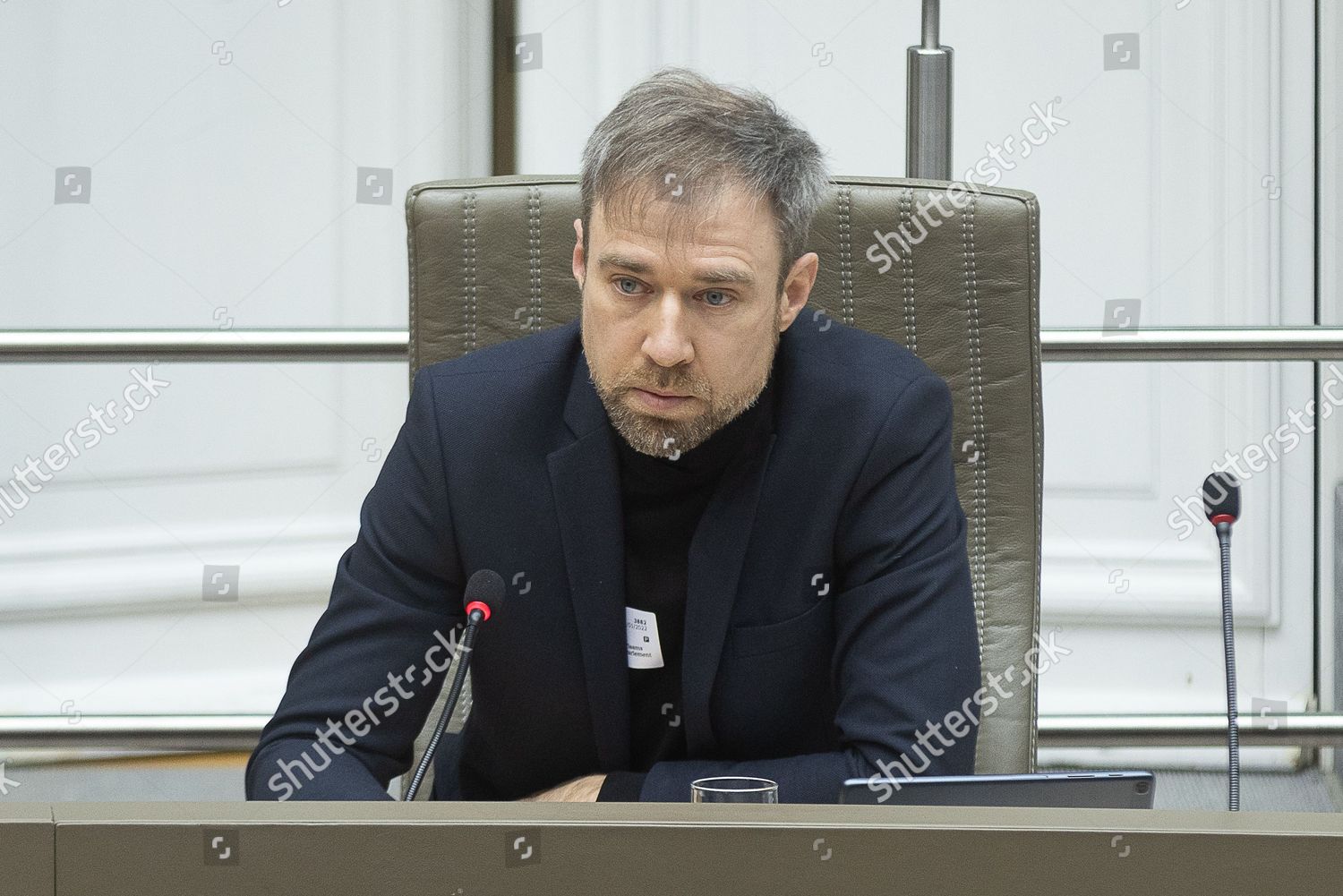 First Alderman Zwijndrecht Steven Vervaet Pictured Editorial Stock ...