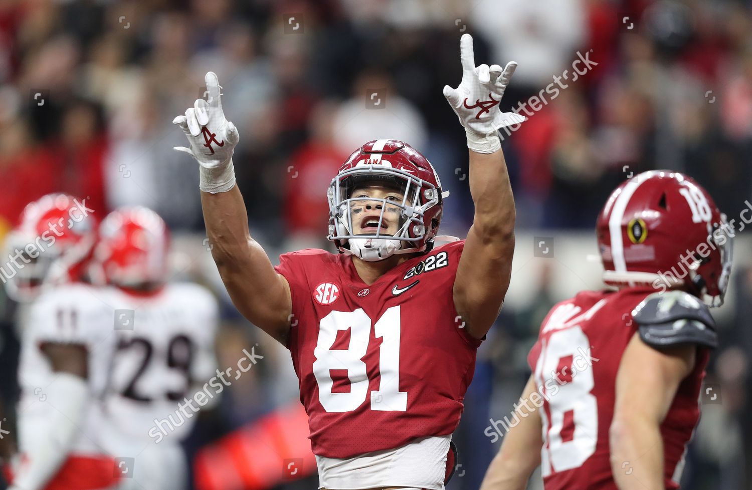 Alabama Crimson Tide Tight End Cameron Editorial Stock Photo - Stock ...