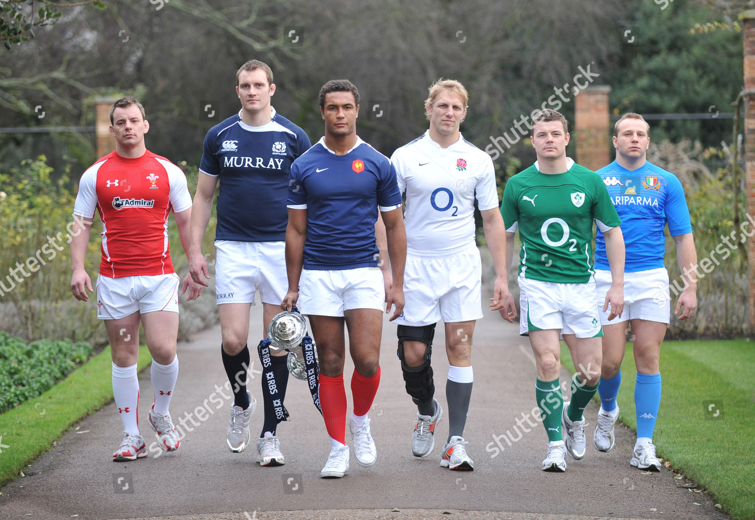 Captains Matthew Rees Wales Alastair Kellock Editorial Stock Photo ...