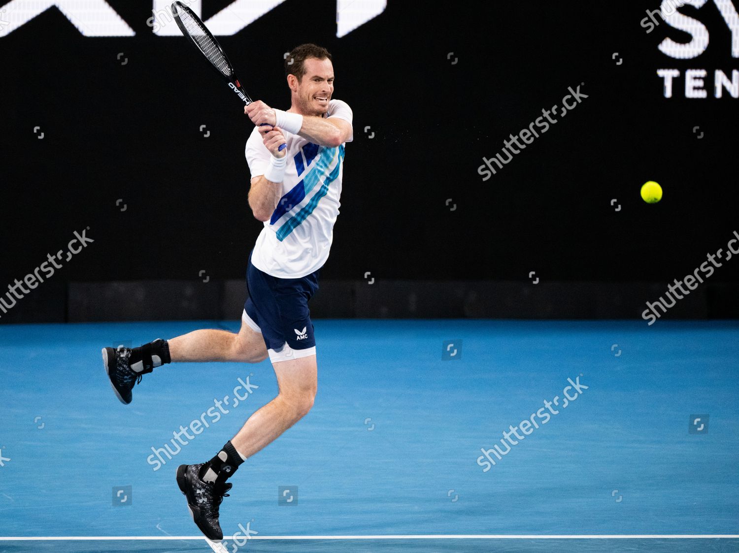 Andy Murray Action During His Round Editorial Stock Photo - Stock Image ...