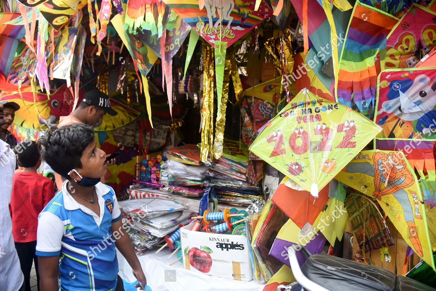 Kite Vendor Displays Latest Designs Kites Editorial Stock Photo - Stock ...