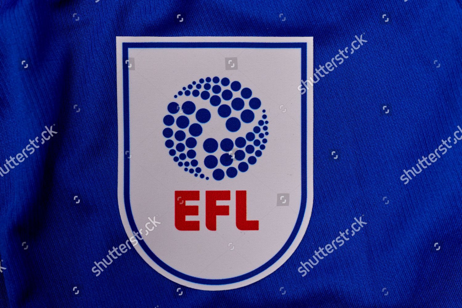 Efl Badge On Blue Shirt Editorial Stock Photo - Stock Image | Shutterstock