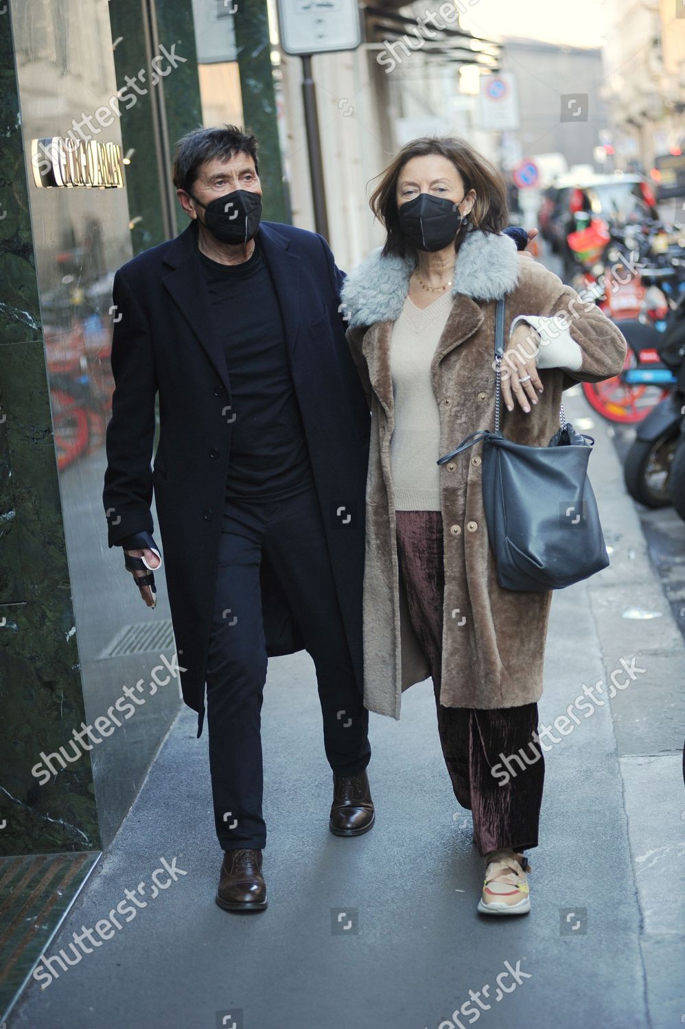 Exclusive Gianni Morandi His Wife Anna Editorial Stock Photo - Stock ...