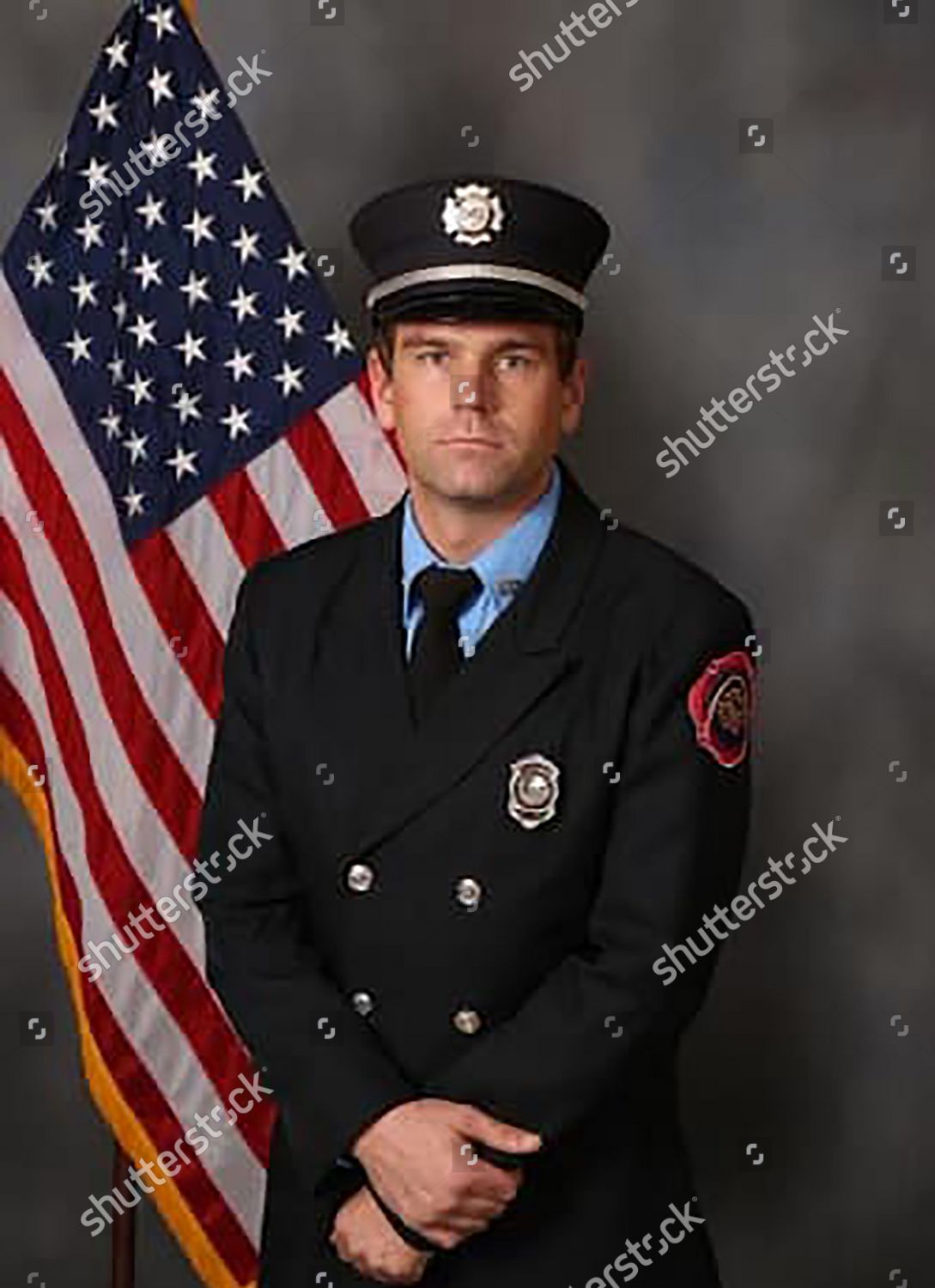 St Louis Firefighter Benjamin Pollson Pictured Editorial Stock Photo ...