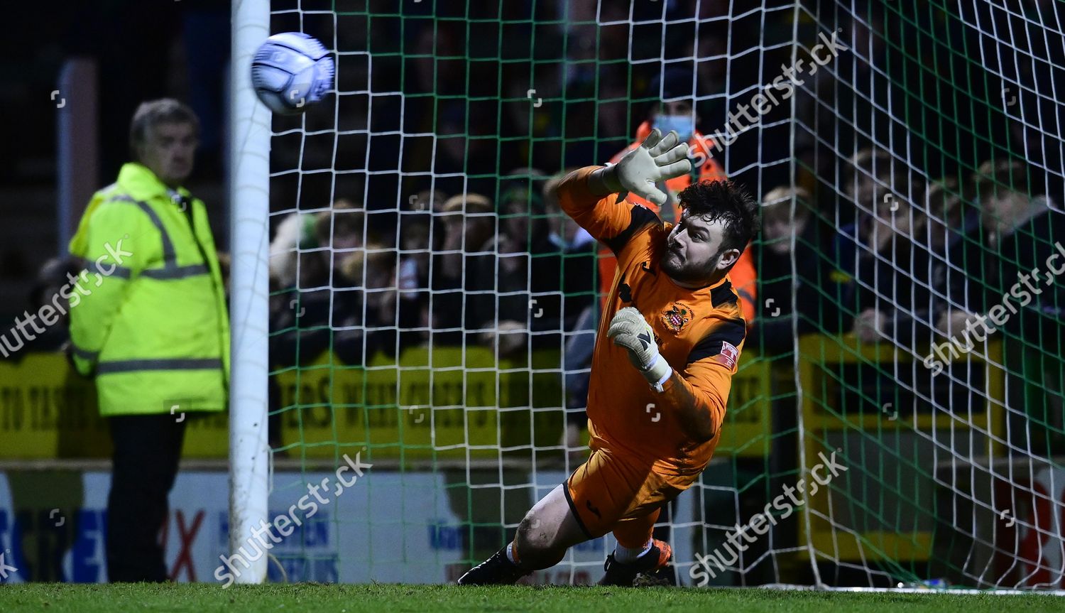 Marcus Garnham Goalkeeper Needham Market Shootout Editorial Stock Photo ...