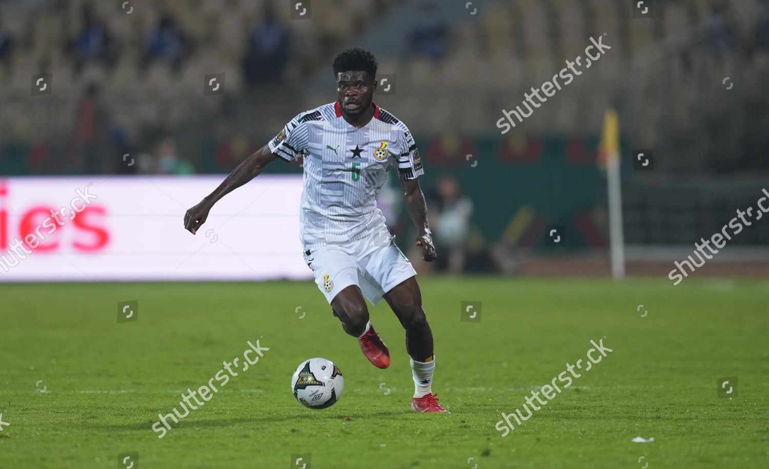 Thomas Partey Ghana During Gabon Against Editorial Stock Photo - Stock ...