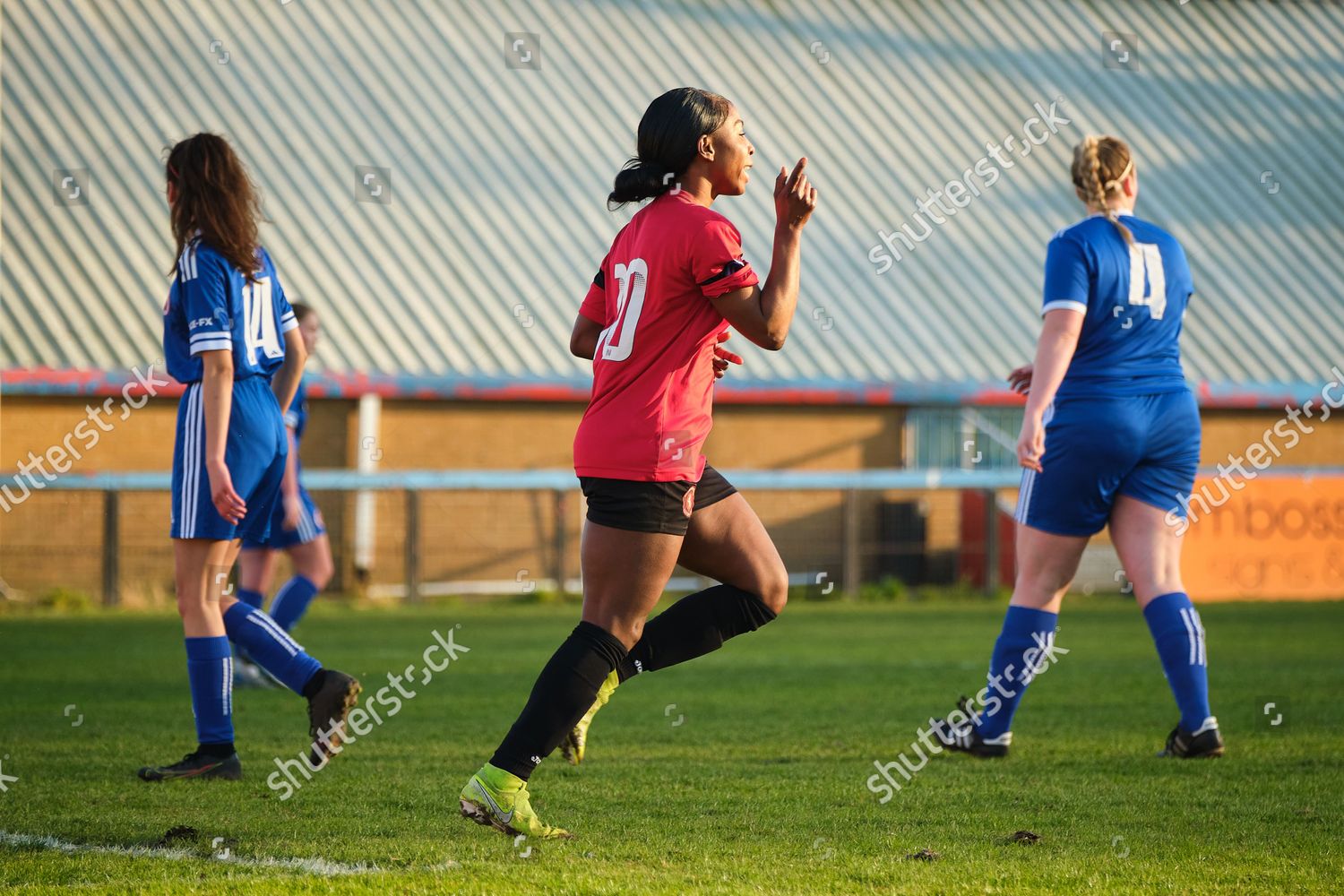 Otesha Charles 10 Gillingham Celebrates Scoring Editorial Stock Photo ...