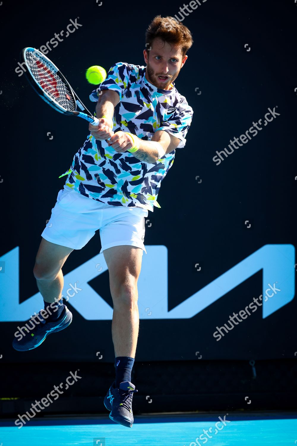 Corentin Moutet Atp 115 Pictured Action Editorial Stock Photo - Stock ...