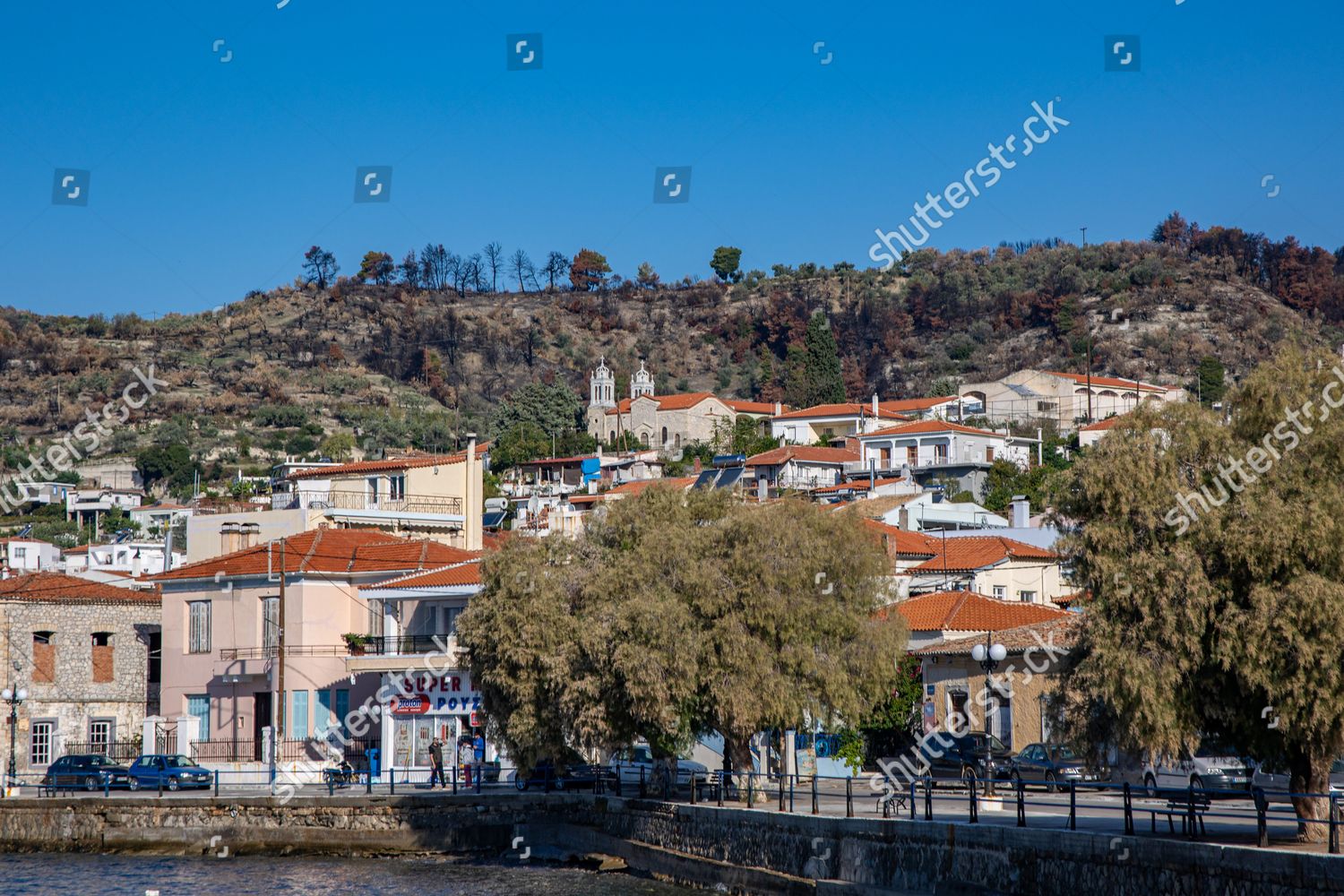 Limni Village Northern Evia Island Picturesque Editorial Stock Photo ...