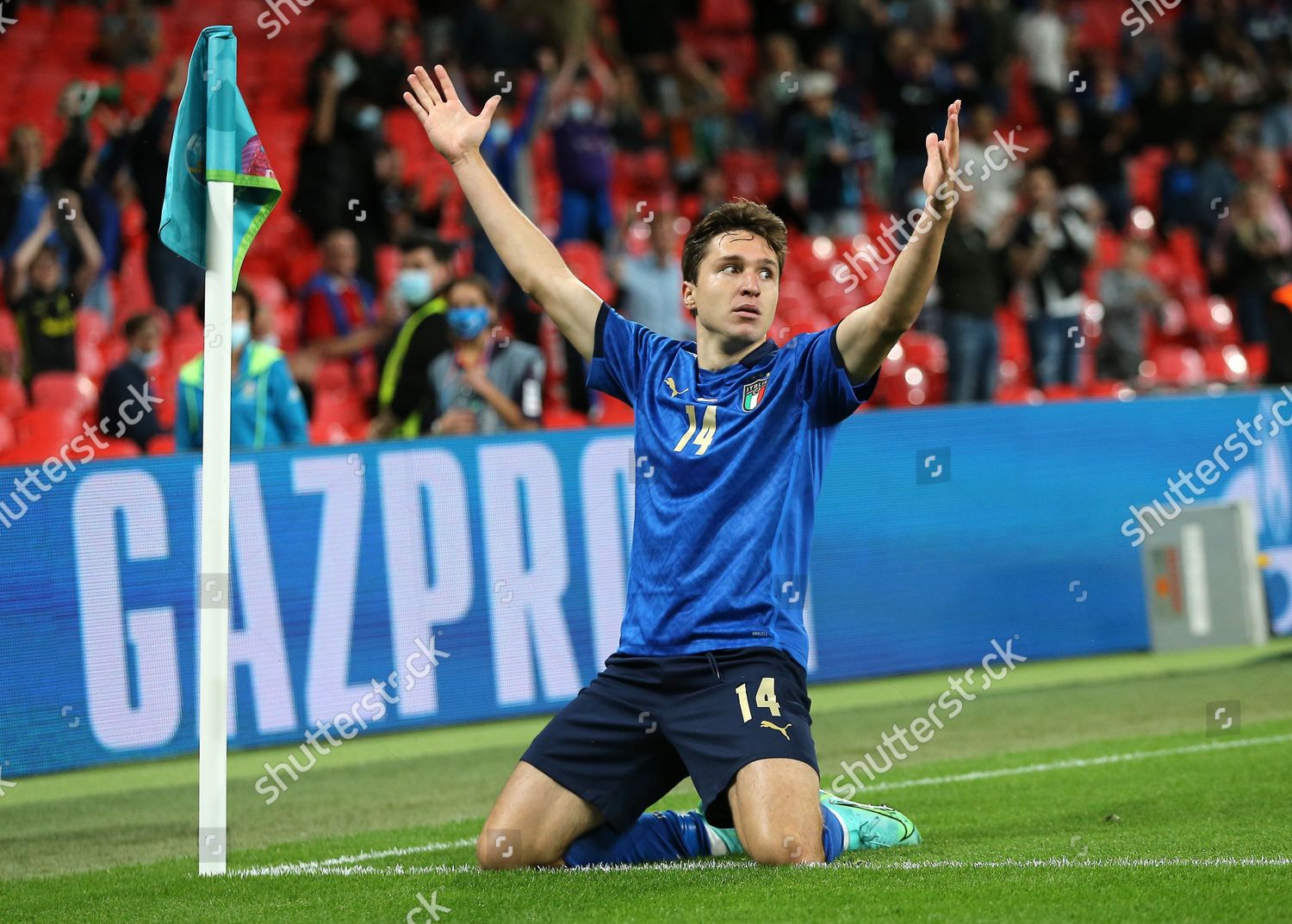Federico Chiesa Italy Celebrates Scoring Opening Editorial Stock Photo ...