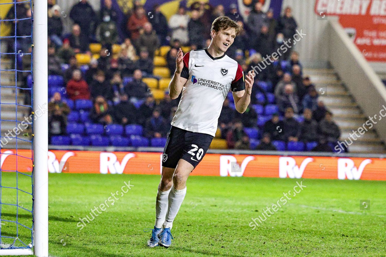 Sean Raggett 20 Portsmouth Comes Close Editorial Stock Photo - Stock ...