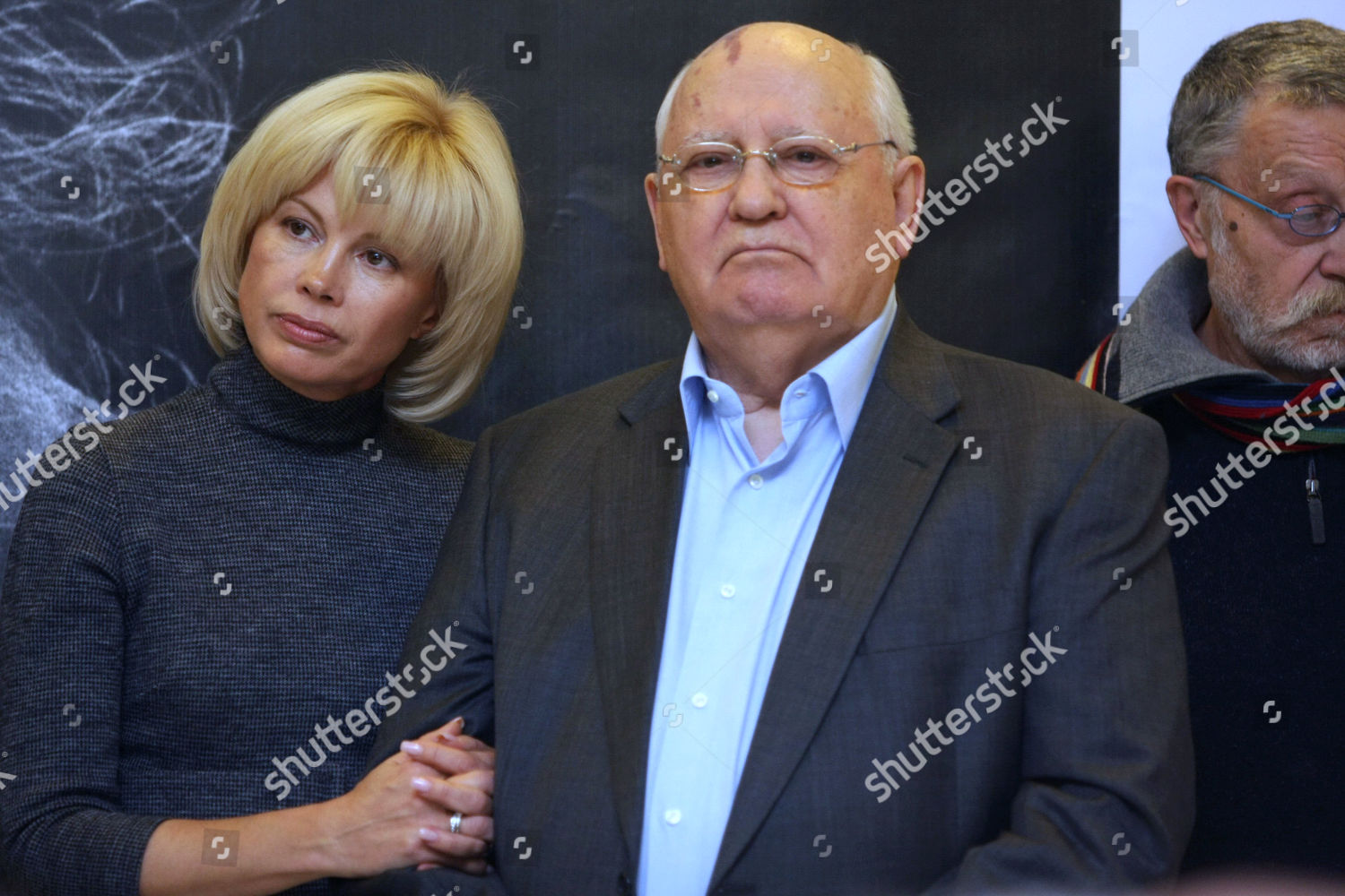 Mikhail Gorbachev His Daughter Irina Virganskaya Editorial Stock Photo ...