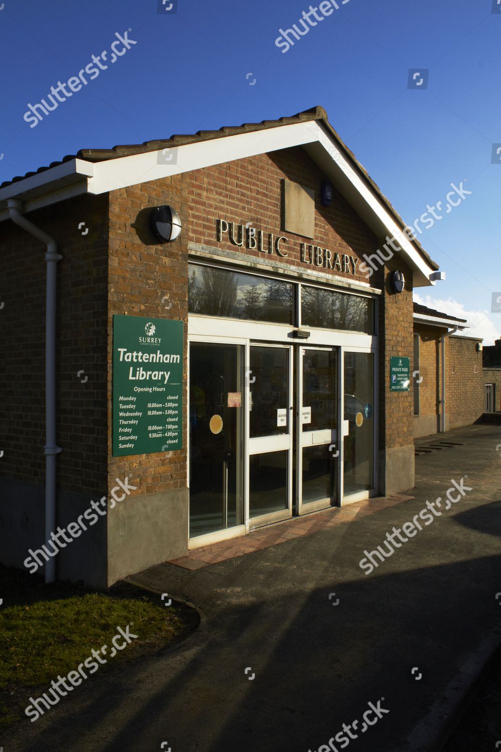 Public Library Tattenham Corner Surrey England Editorial Stock Photo ...