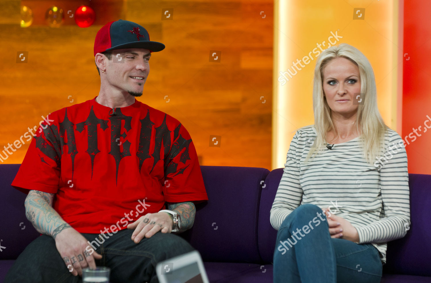 Vanilla Ice Dancing Partner Katie Stainsby Editorial Stock Photo ...