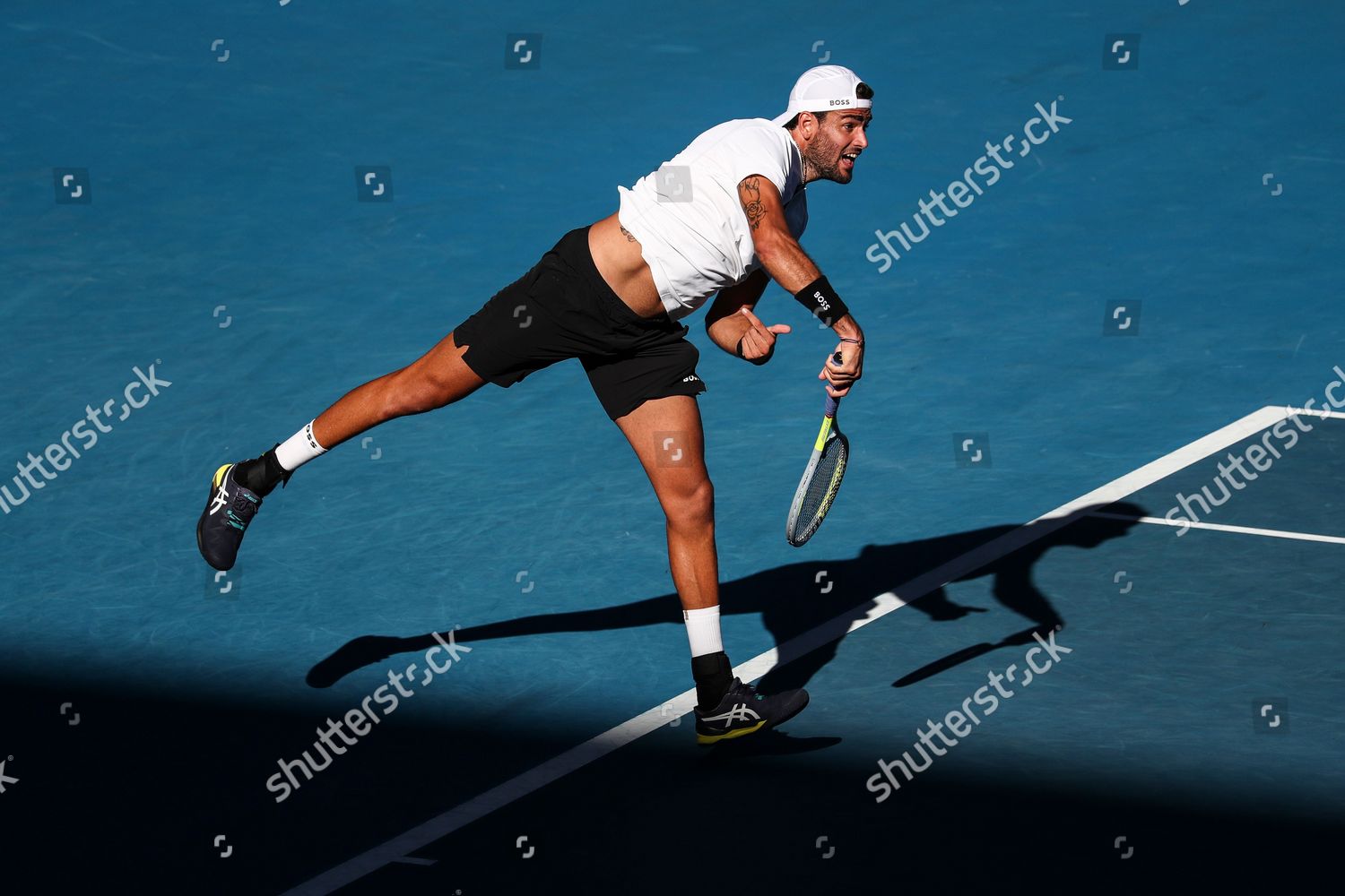 Matteo Berrettini Italy Action During His Editorial Stock Photo - Stock Image | Shutterstock