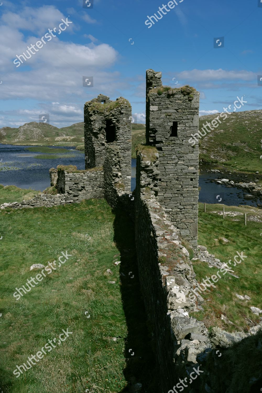 Dunlough Castle Known Three Castle Head Editorial Stock Photo - Stock ...