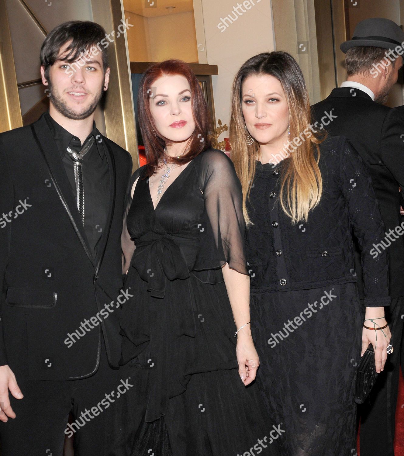 Navarone Garibaldi Priscilla Presley Lisa Marie Editorial Stock Photo ...