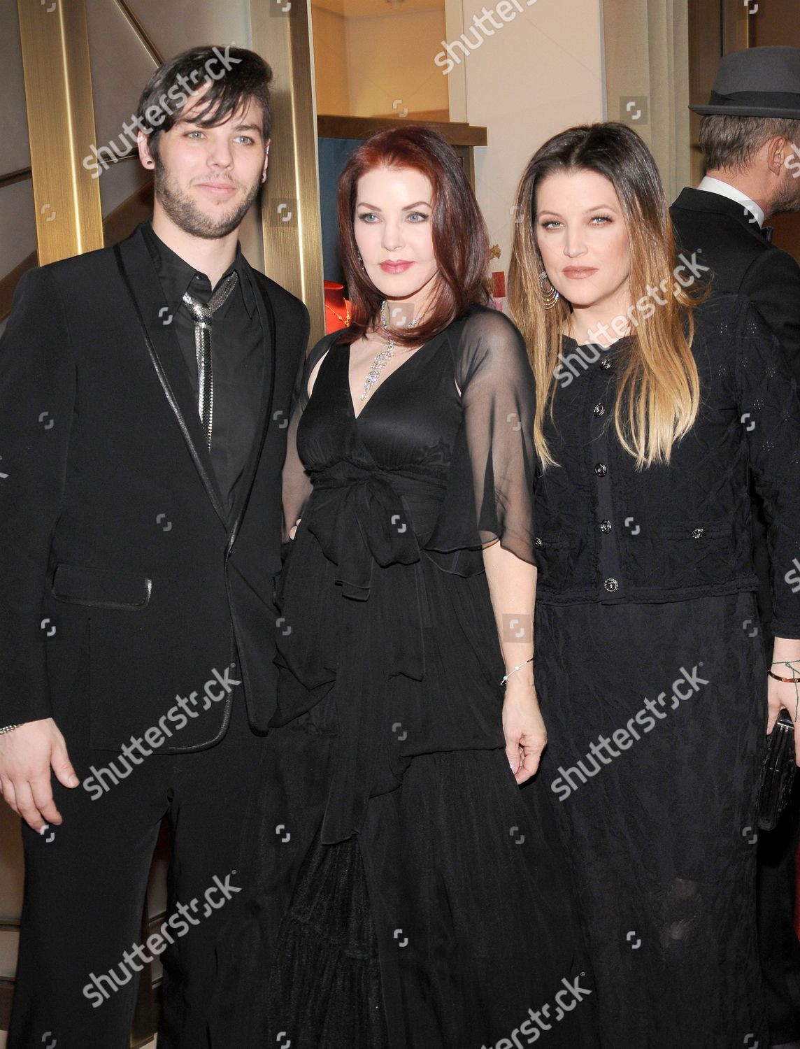 Navarone Garibaldi Priscilla Presley Lisa Marie Editorial Stock Photo ...