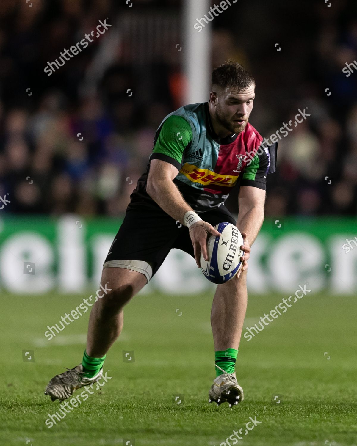 Sam Riley Harlequins Action Editorial Stock Photo - Stock Image ...