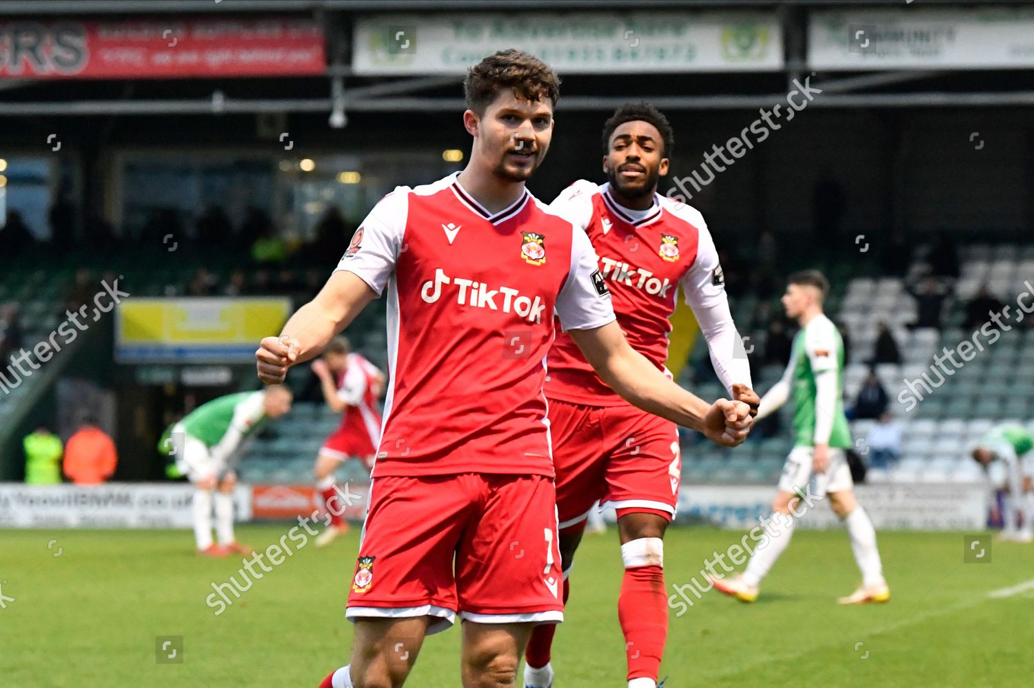 Goal 12 Jordan Davies 7 Wrexham Editorial Stock Photo - Stock Image ...