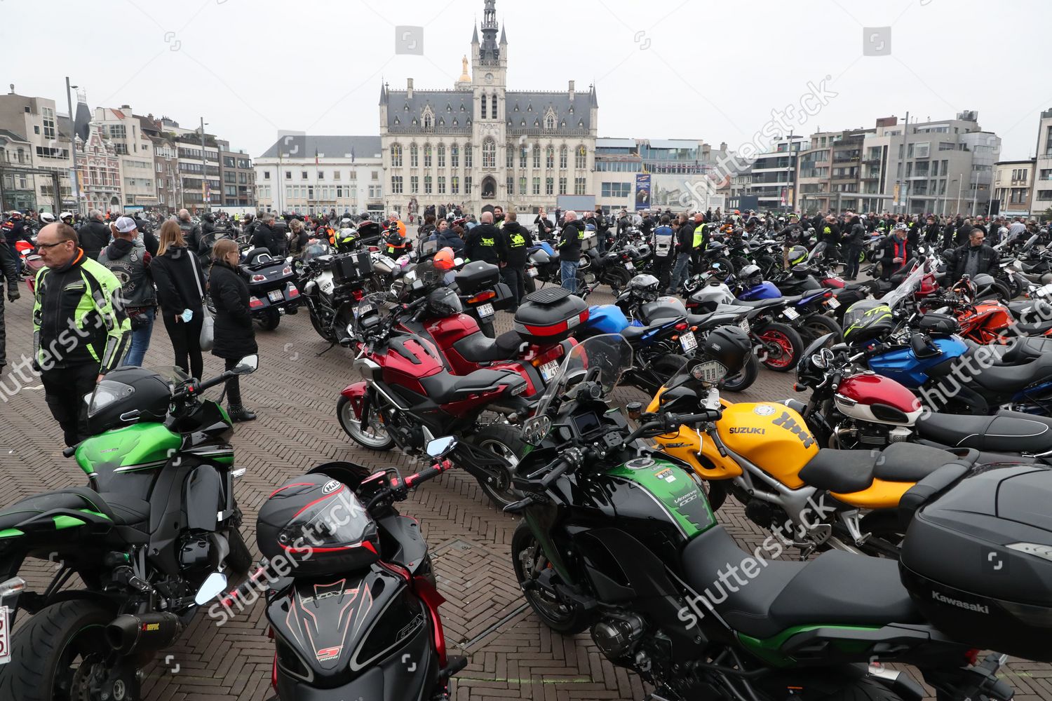 Tribute Organised By Motorcycle Clubs Crusaders Editorial Stock Photo ...