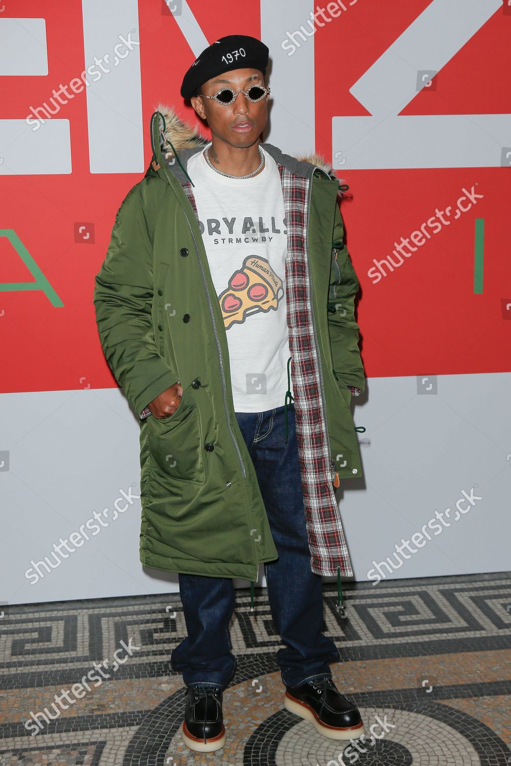 Pharrell Williams Waiting Kenzo Fallwinter 20222023 Editorial Stock ...