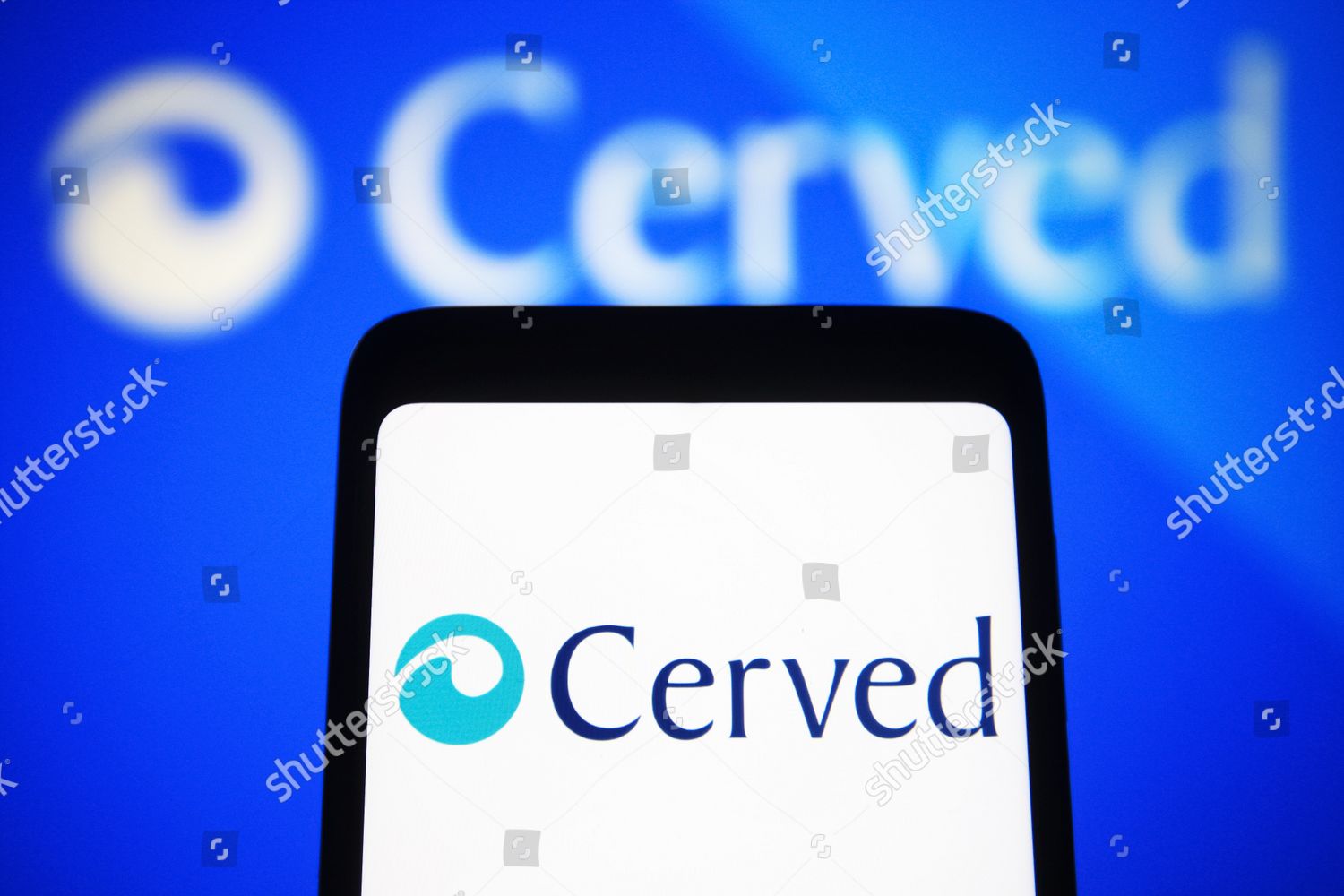 This Photo Illustration Cerved Group Logo Editorial Stock Photo - Stock ...
