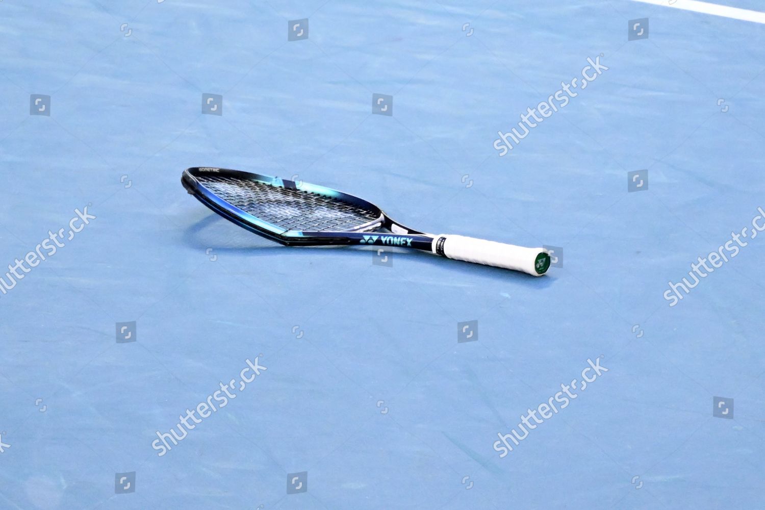 Smashed Racquet Denis Shapovalov After His Editorial Stock Photo ...