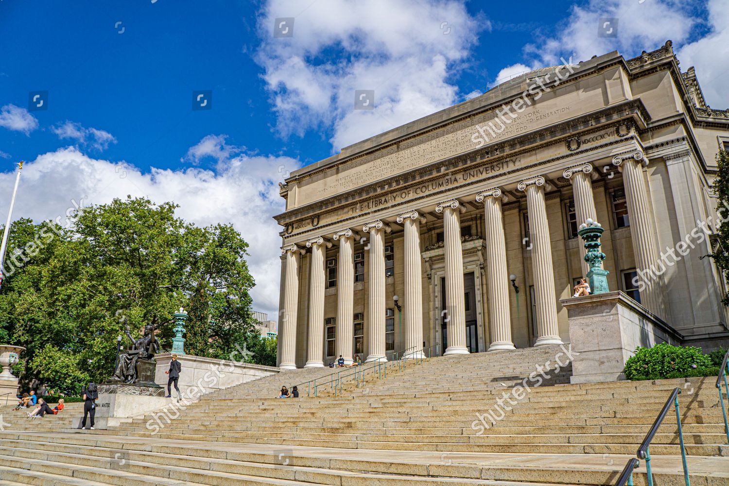 Low Memorial Library Quad Columbia University Editorial Stock Photo ...