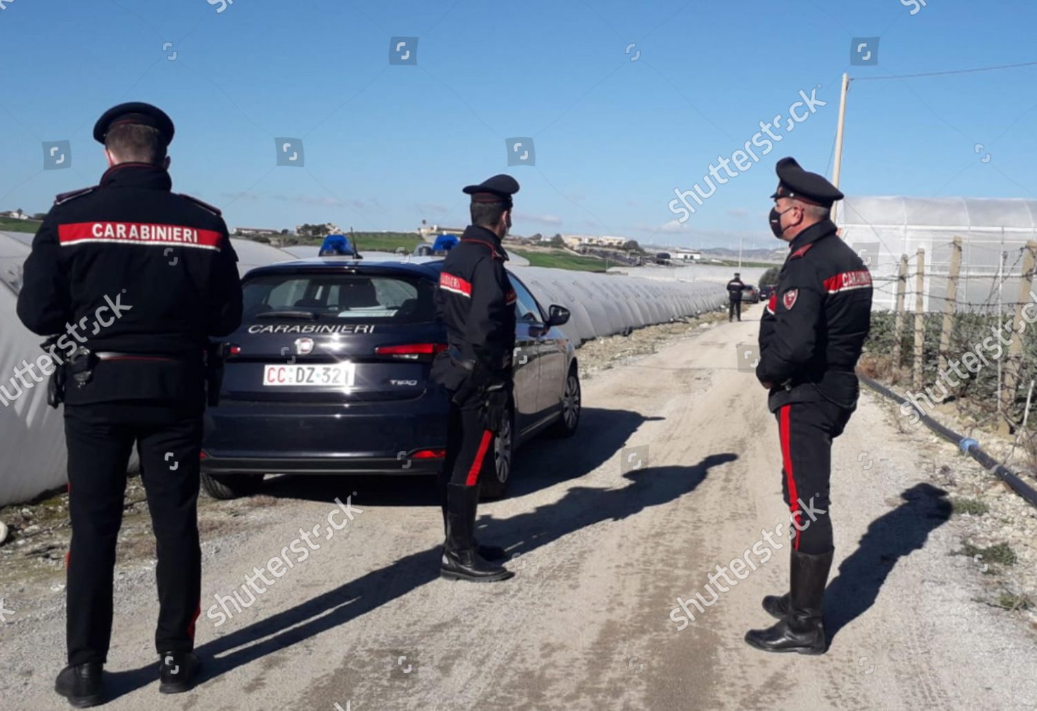 Italian Carabinieri Officers Stand Near Scene Editorial Stock Photo ...
