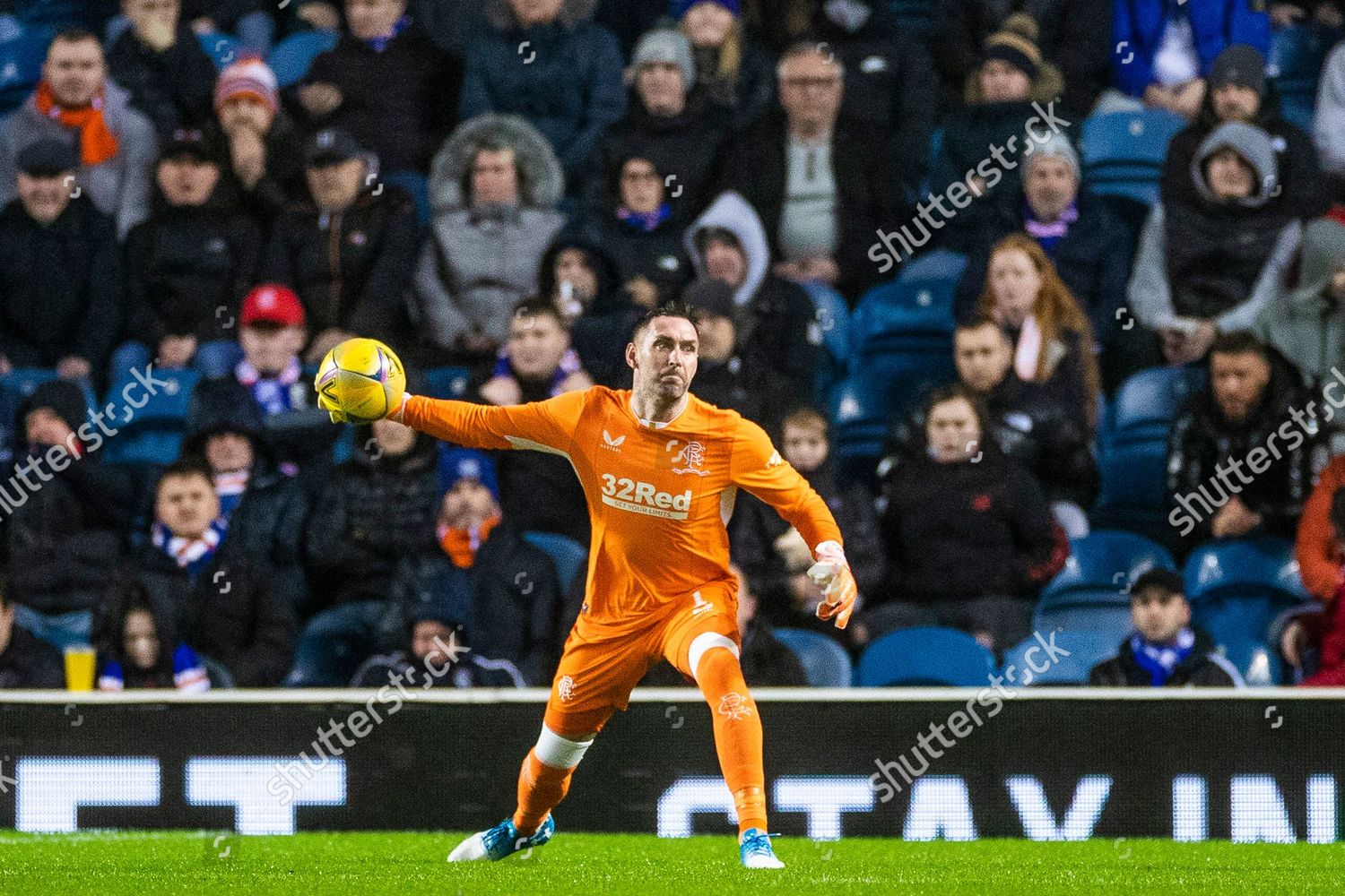 Rangers Goalkeeper Allan Mcgregor During Scottish Editorial Stock Photo ...