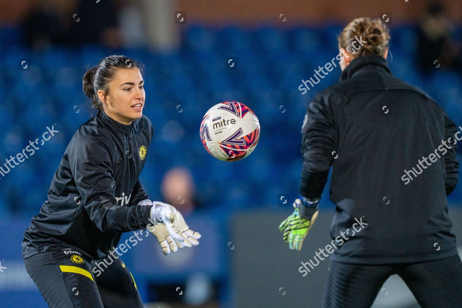 Chelsea Goalkeeper Zecira Musovic 1 Warms Editorial Stock Photo - Stock ...