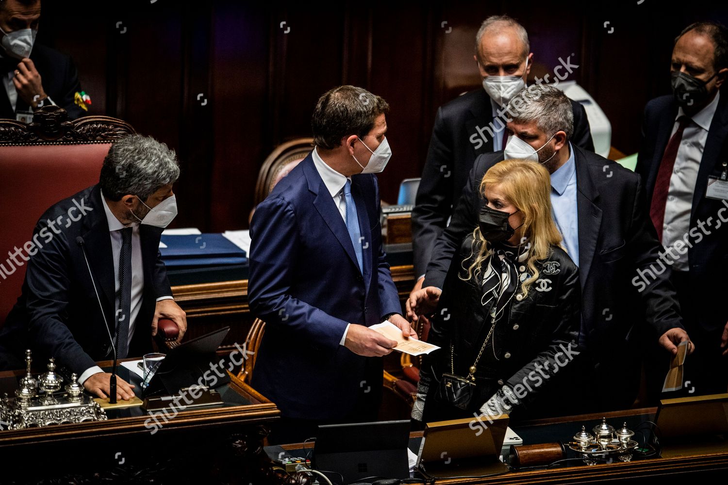 Roberto Fico President Chamber Deputies During Editorial Stock Photo ...