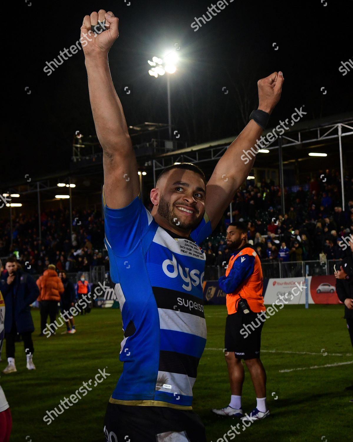 Jonathan Joseph Bath Rugby Celebrates After Editorial Stock Photo ...