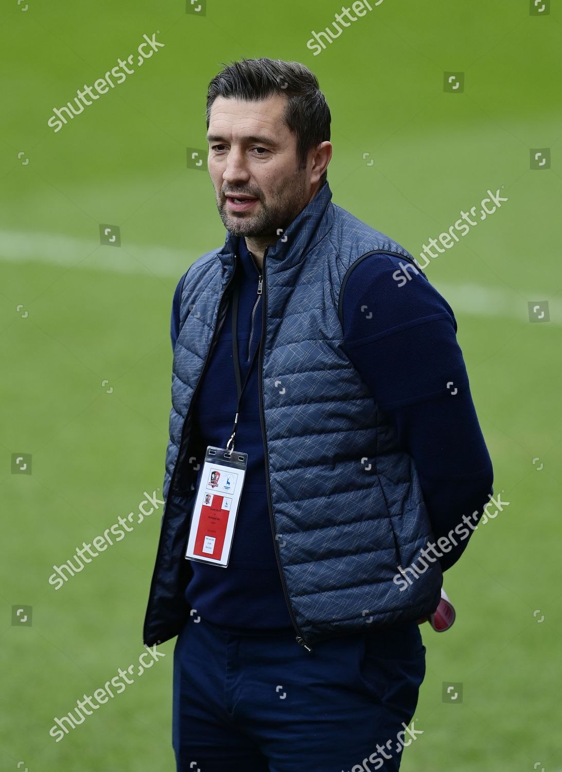 Graeme Lee Manager Hartlepool United Before Editorial Stock Photo ...