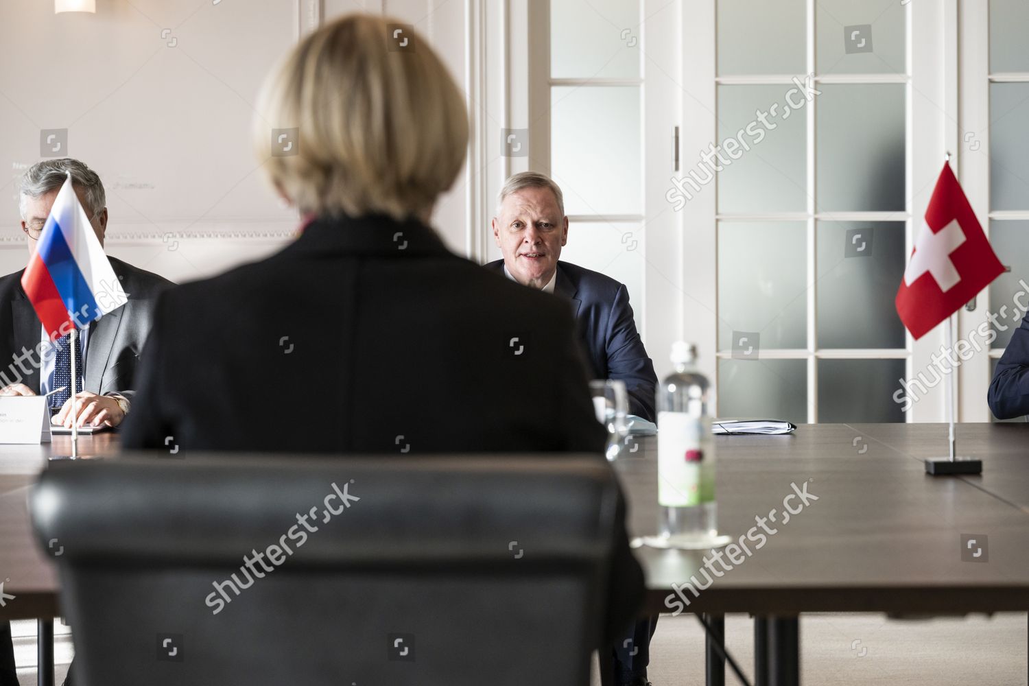 Swiss Secretary State Livia Leu Center Editorial Stock Photo - Stock ...