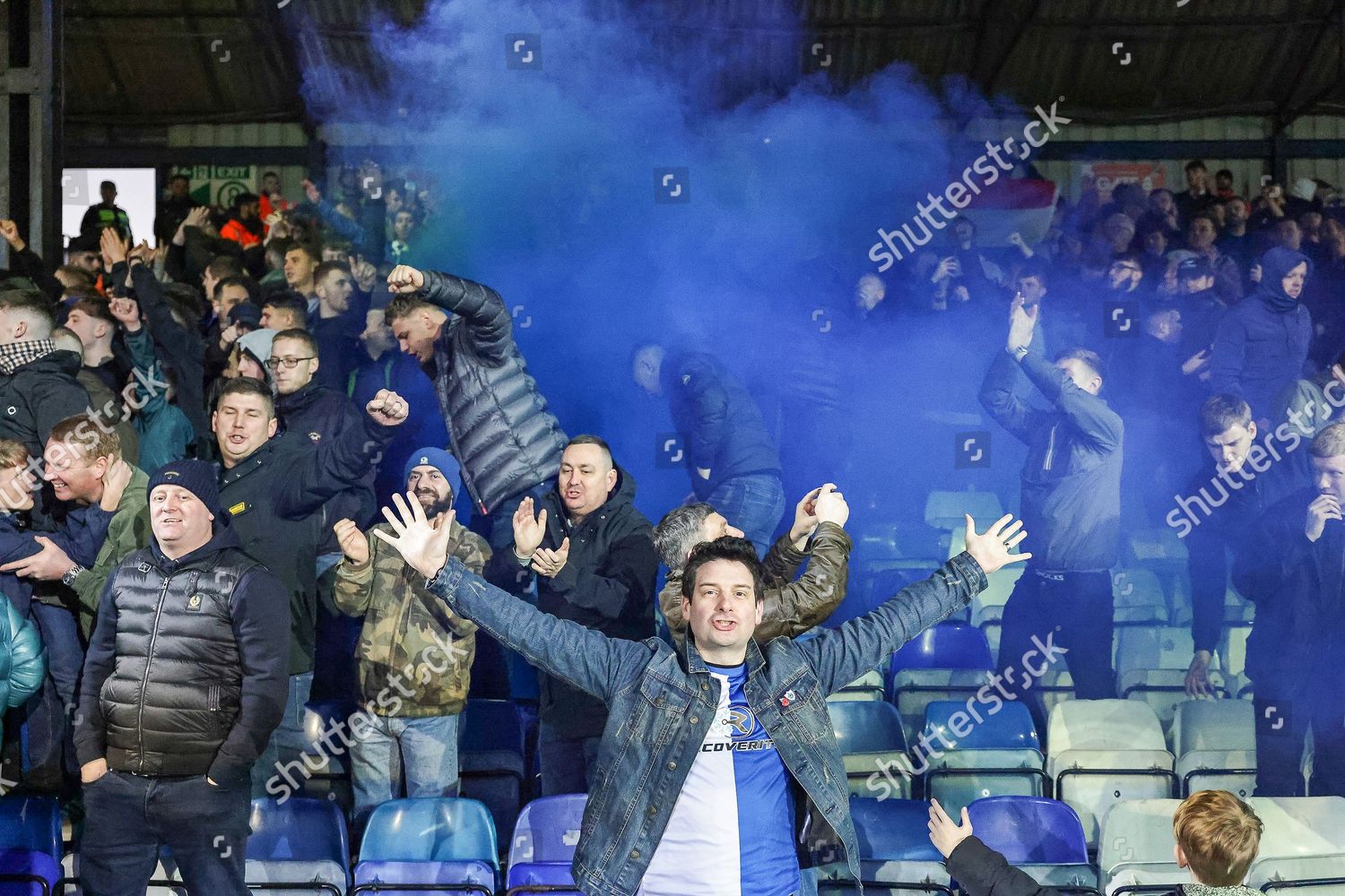 Blackburn Rovers Fans Full Time During Editorial Stock Photo - Stock ...