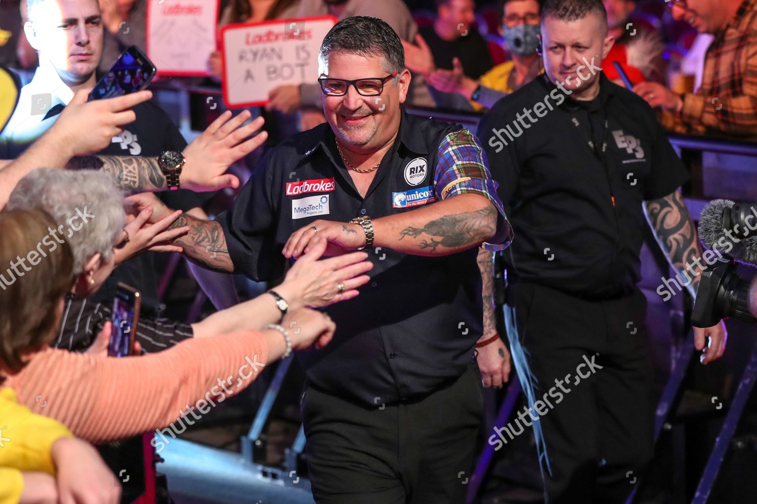 Gary Anderson Walk On During Pdc Editorial Stock Photo - Stock Image ...