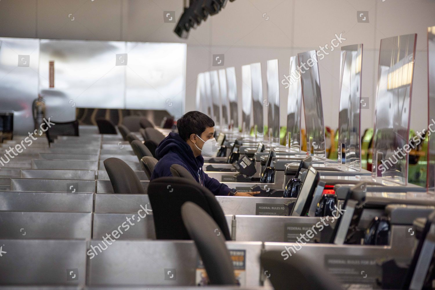 Staff Member On Duty Checkin John Editorial Stock Photo - Stock Image ...