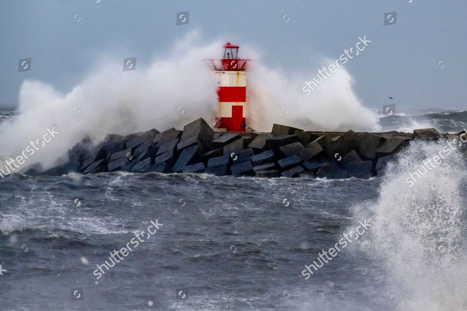 Storm On Beach Scheveningen Storm Corrie Editorial Stock Photo - Stock ...
