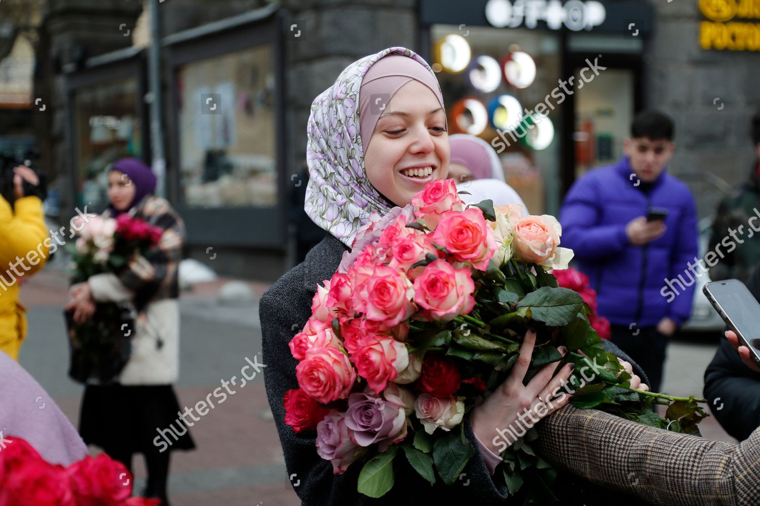 Ukrainian Muslim Women Attend Event Marking Editorial Stock Photo ...