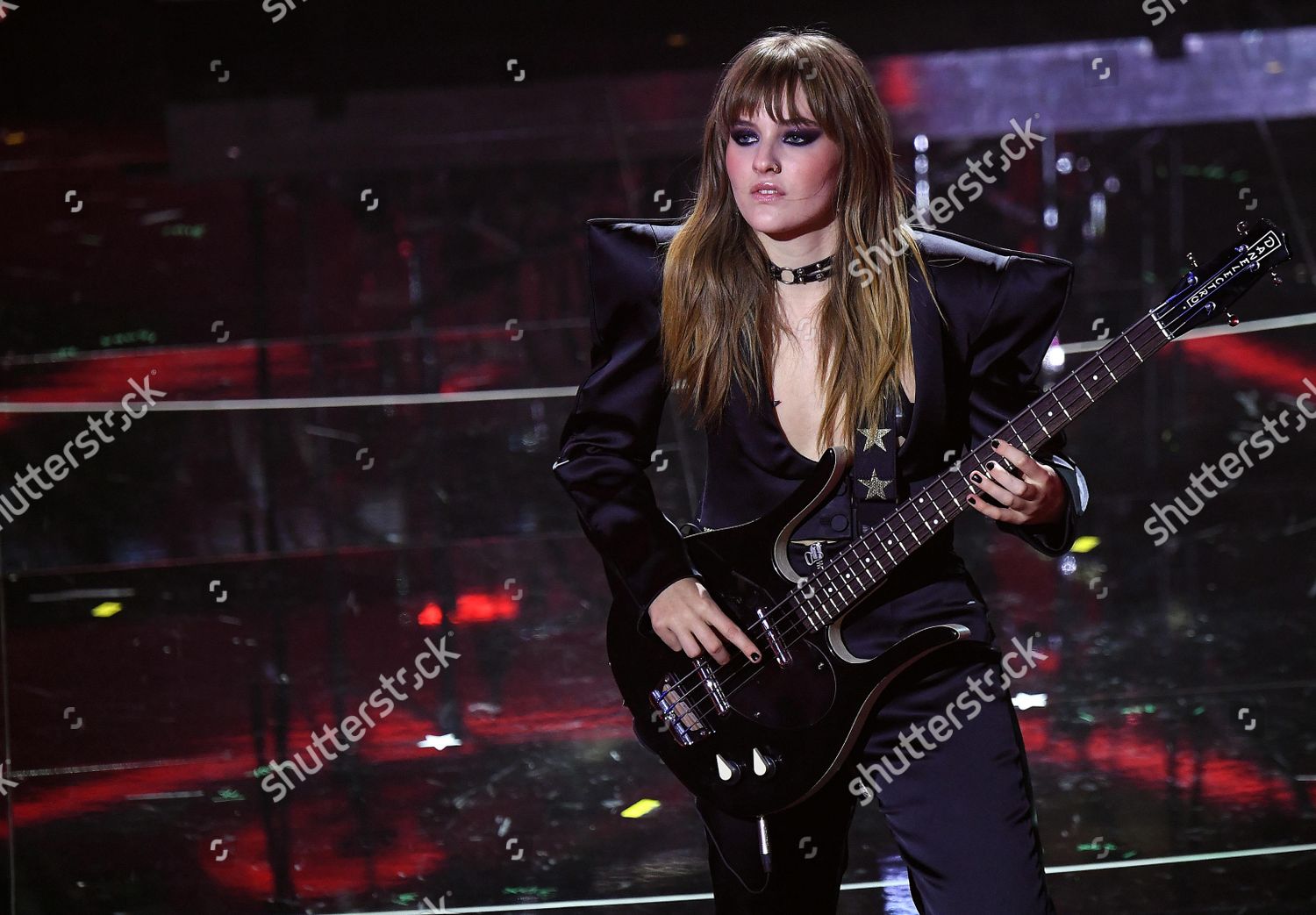 Italian Rock Band Maneskin Performs On Editorial Stock Photo - Stock ...