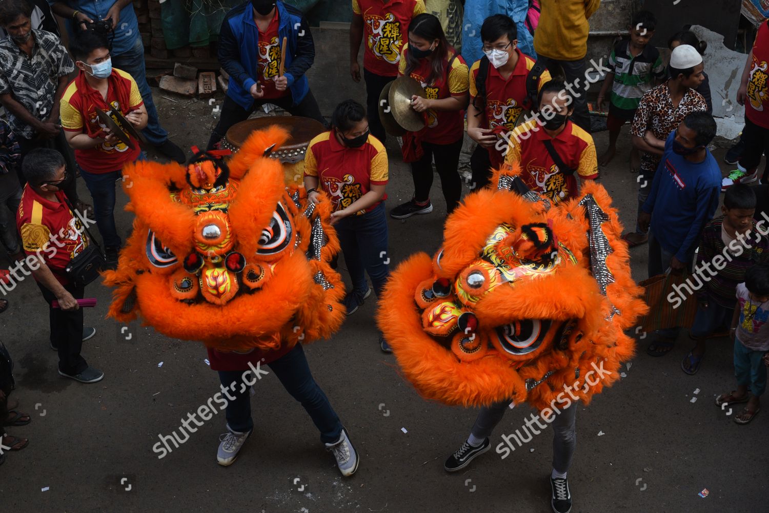 Members Indian Chinese Community Perform Rituals Editorial Stock Photo ...