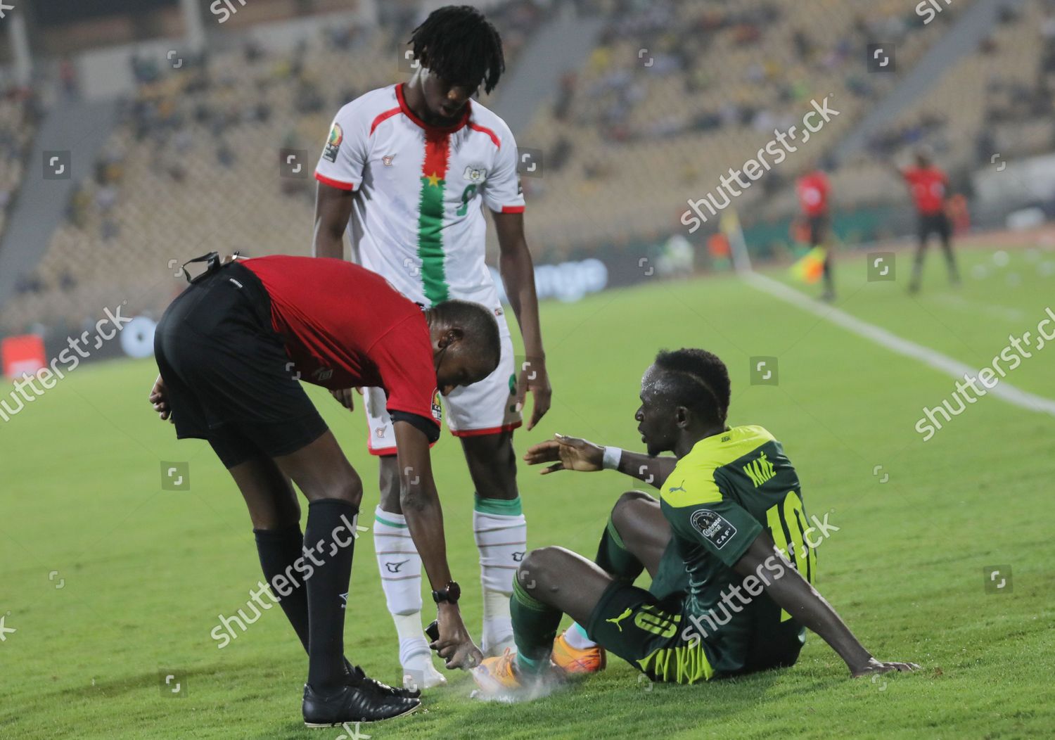Ethiopian Referee Bamlak Tessema Weyesa L Editorial Stock Photo - Stock ...
