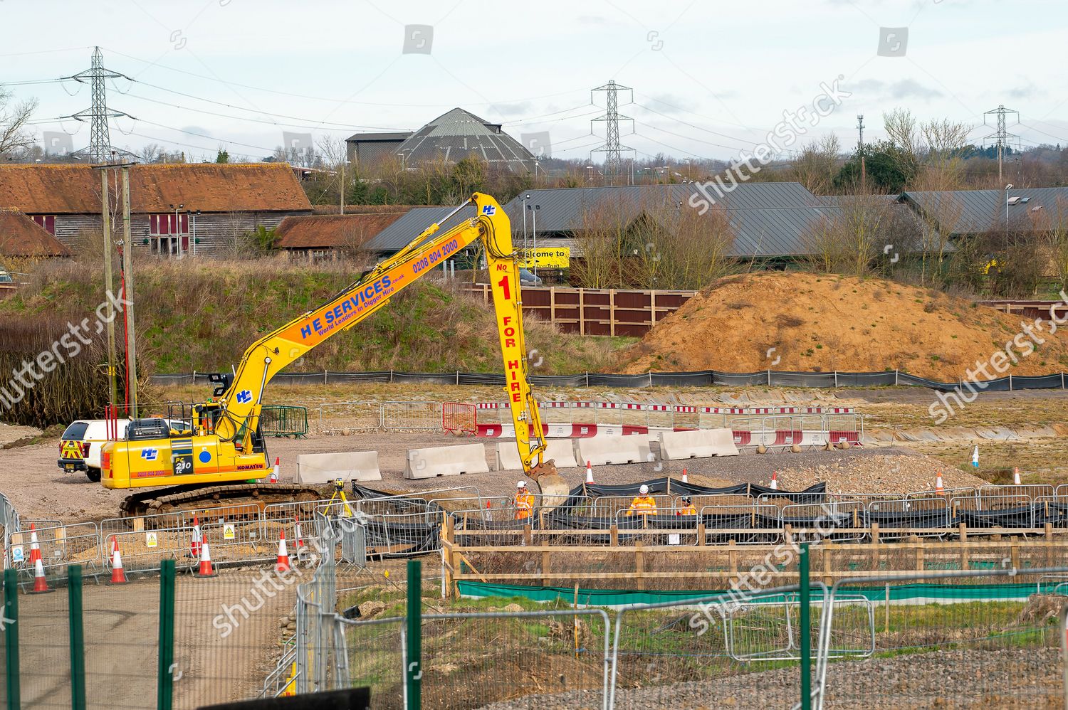 Hs2 Work Continuing Huge High Speed Editorial Stock Photo - Stock Image ...