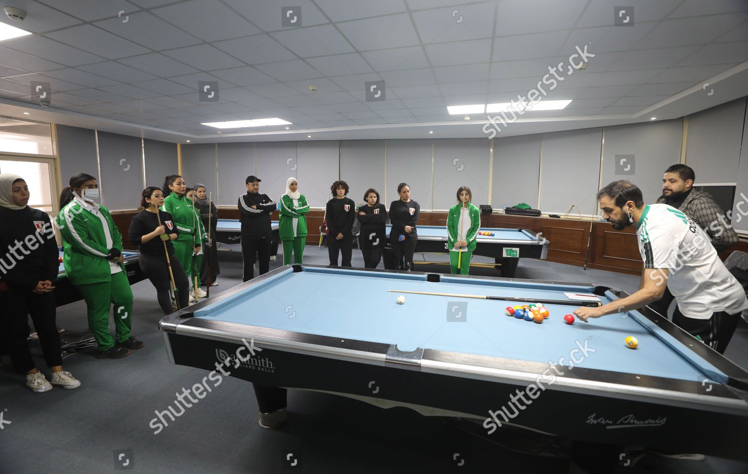 Billards Players Saudi Arabia Green Dress Editorial Stock Photo - Stock ...